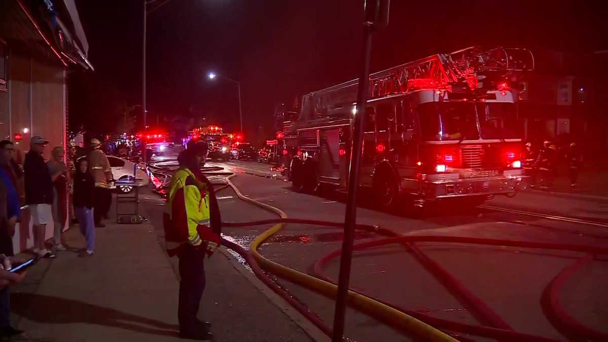 Cause of fire that destroyed two Worcester businesses sought
