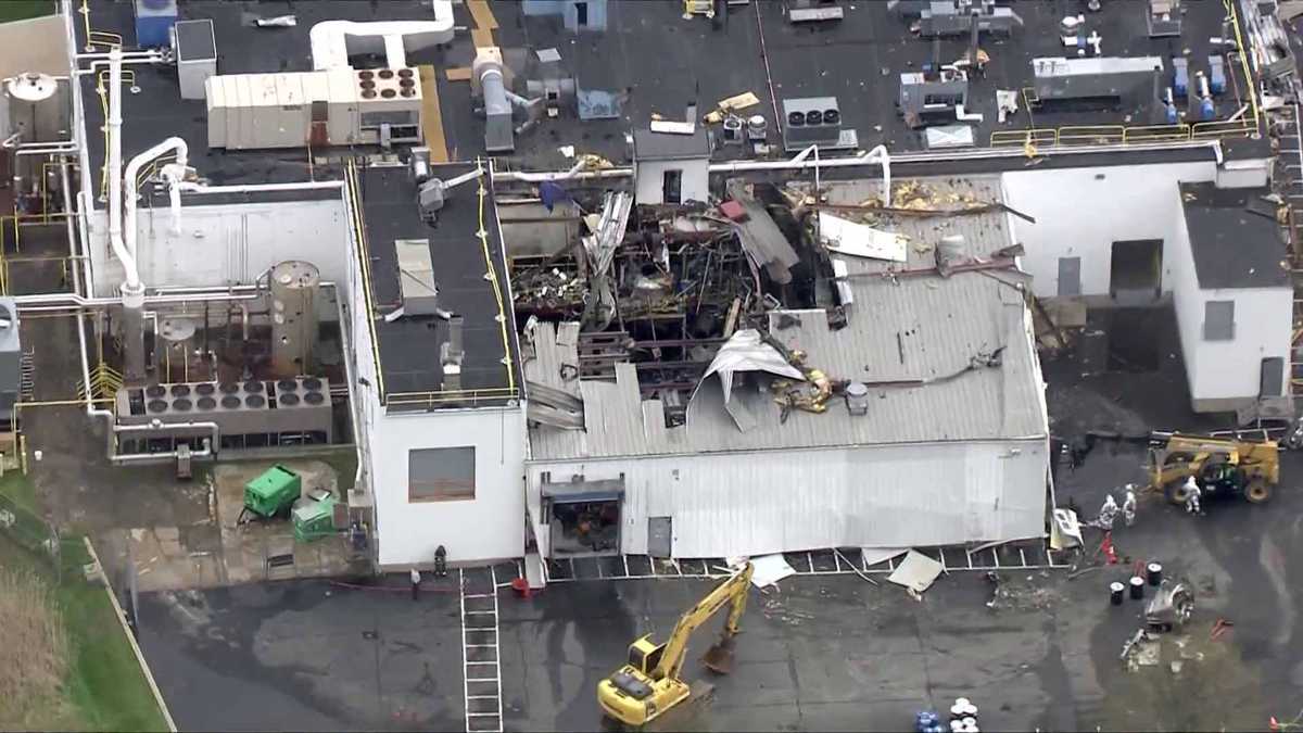 Cleanup after explosion at chemical plant to take days