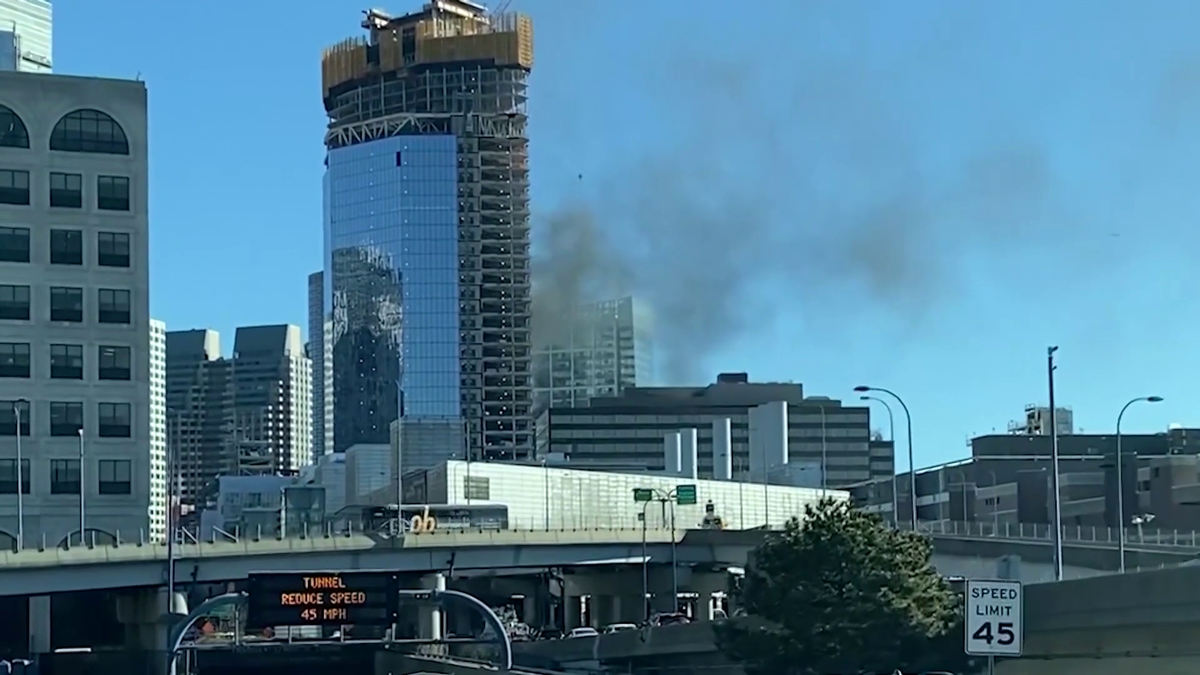 Construction resumes at South Station Tower after fire