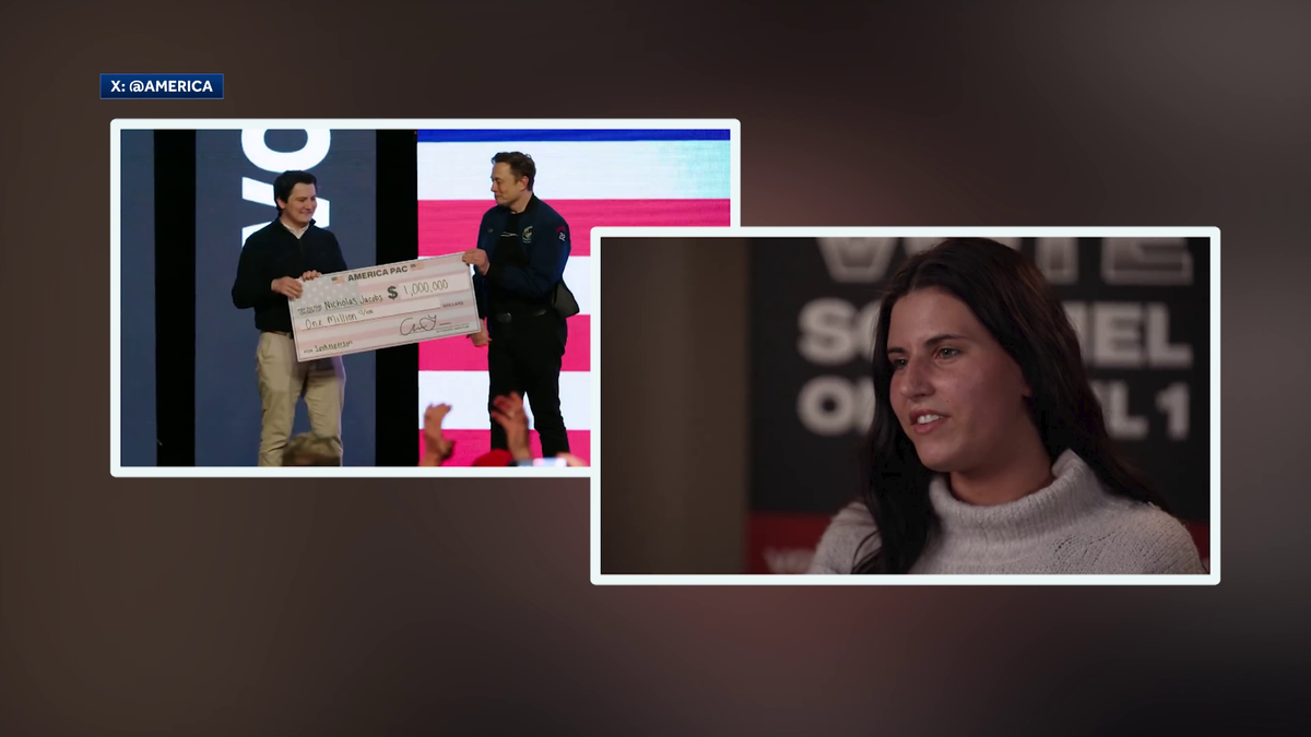 Who received million dollar checks from Elon Musk?