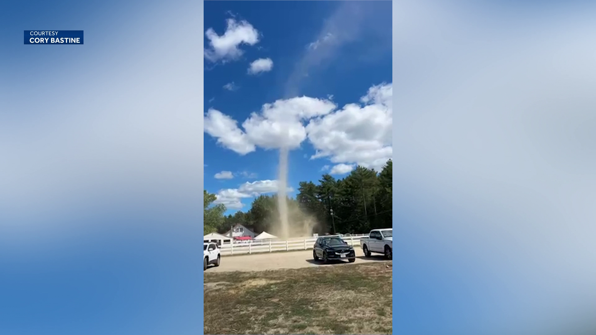 Dust devil caught on camera in western Massachusetts