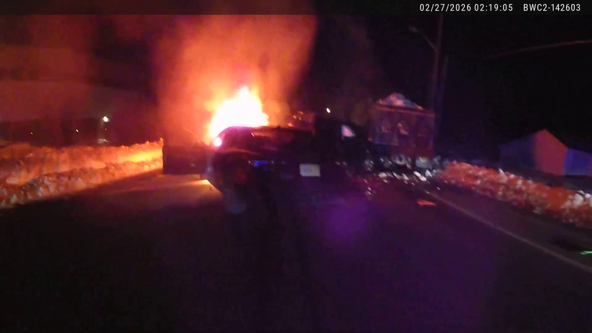 Body camera video shows Easton officer, good Samaritans rescuing driver ...