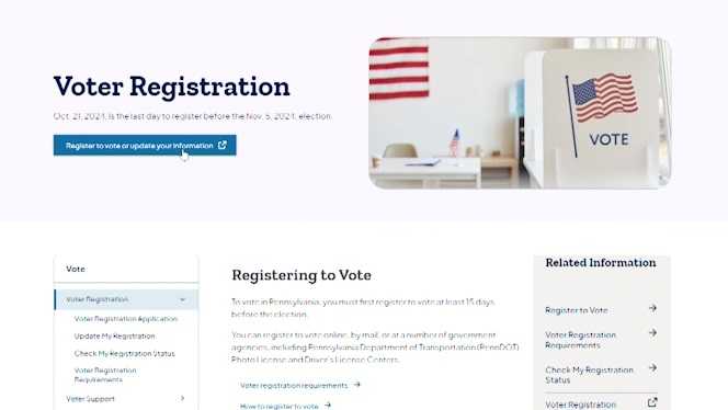 Voter guide: How to register to vote in Pennsylvania