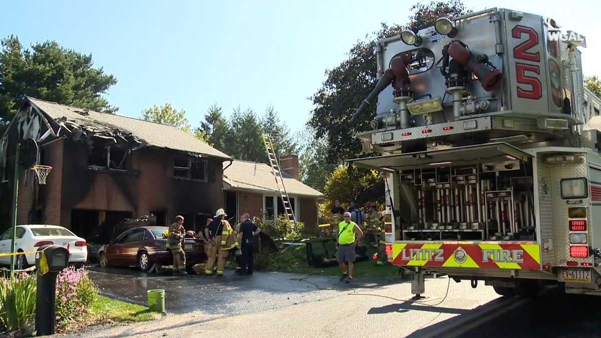 Crews respond to fire in Lancaster County, Pa.