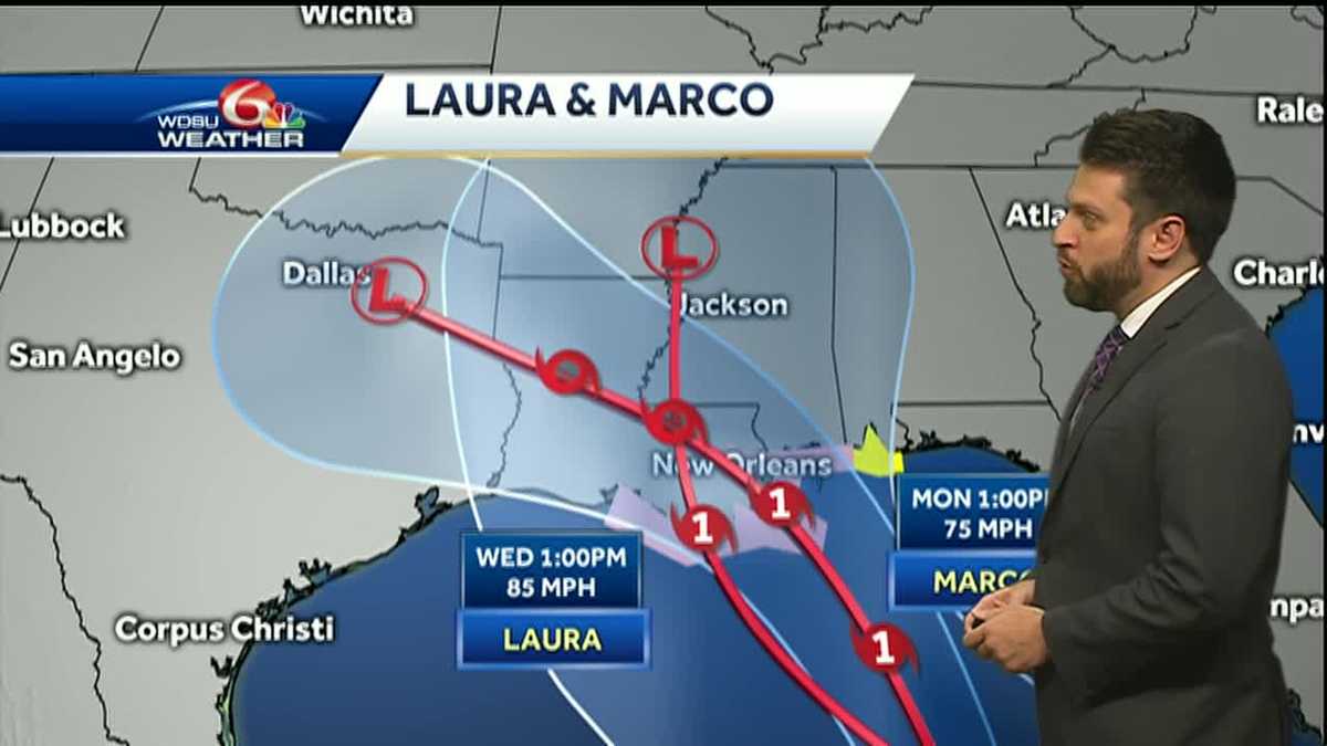 New Orleans Weather: Marco, Laura headed our way