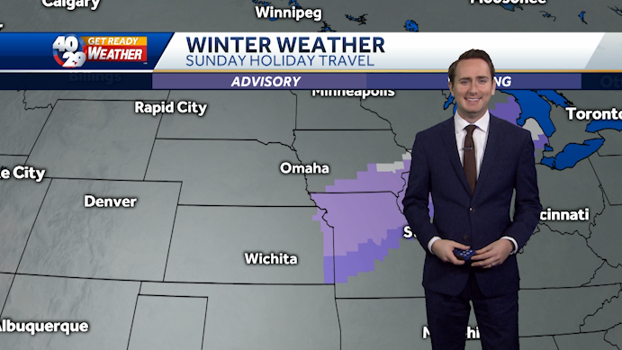 Sunny & cold to start the week