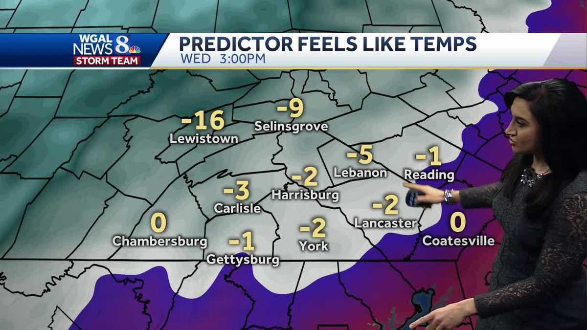 Central Pennsylvania weather: Snow squalls possible today