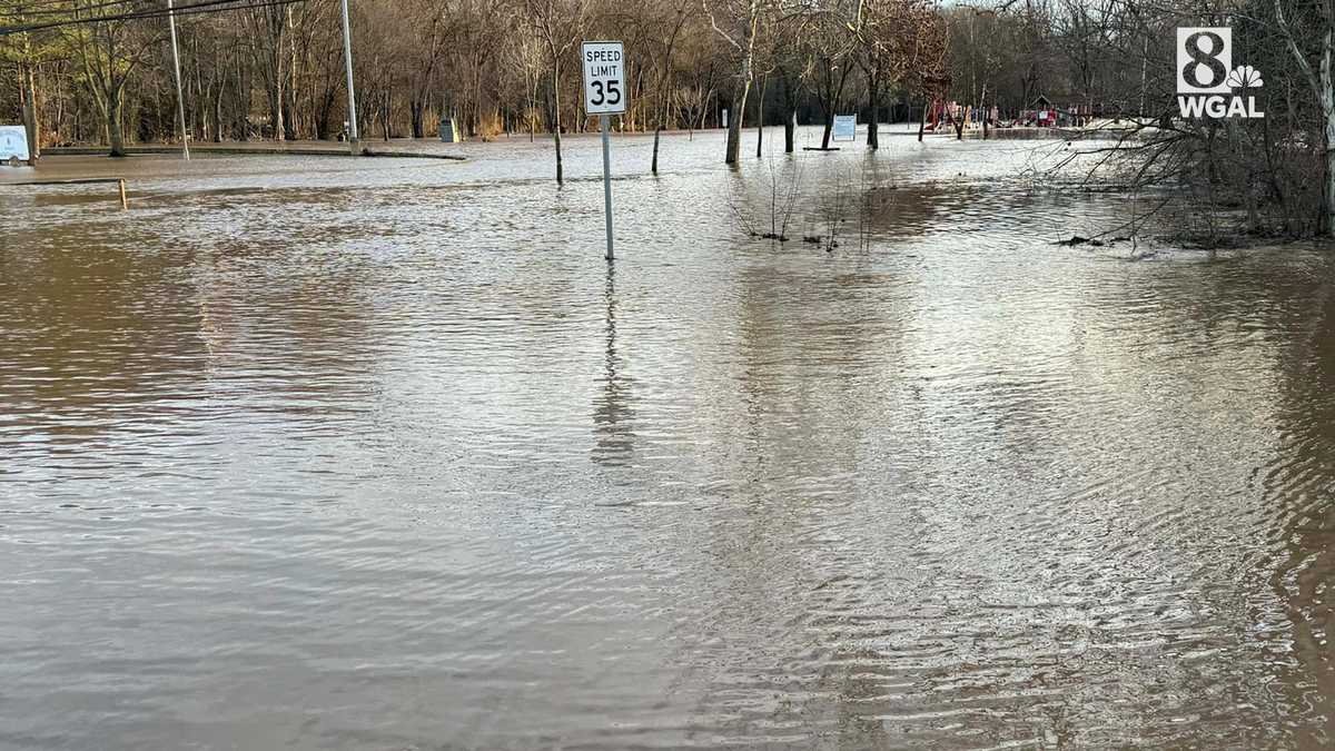 Police warn drivers about flooded roads in Lancaster County, PA