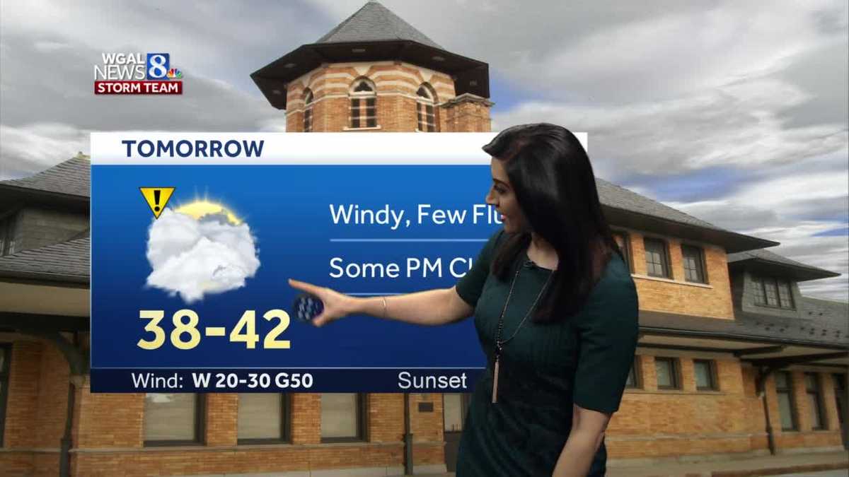 CENTRAL PA FORECAST: Cold front brings a change to the weather