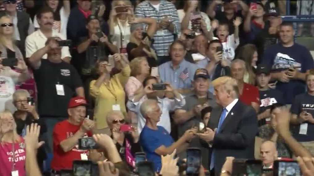 Trump takes aim at 'Sleeping Bob' Casey at Wilkes-Barre rally
