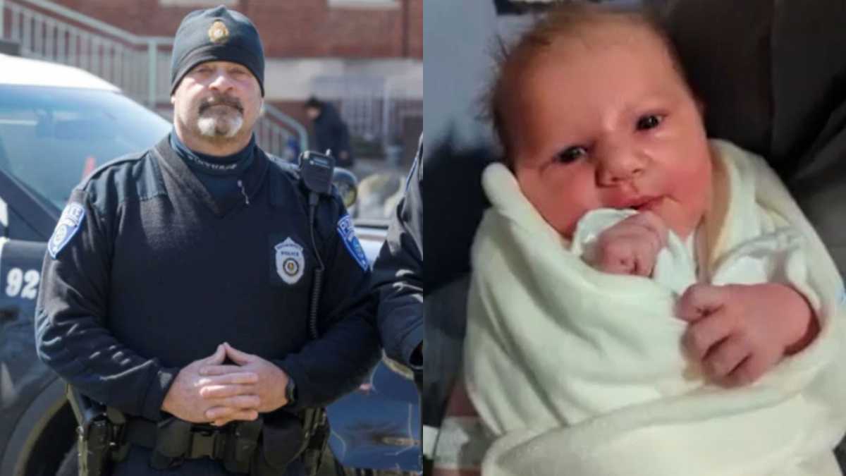 Mass. police officer saves 1-month-old from choking on formula
