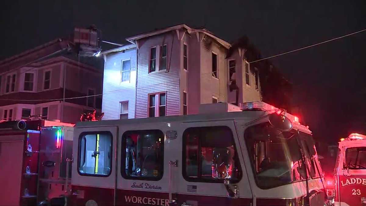 2 killed in Worcester fire, 1 seriously hurt after jumping to escape flames