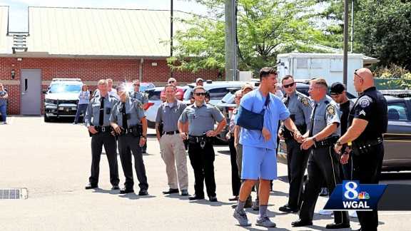 Pennsylvania State Police trooper shot in Lancaster returns home
