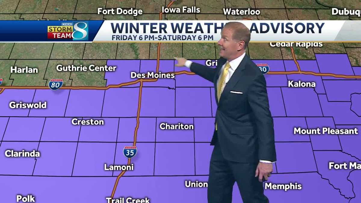 Snow arrives Friday, here’s what to expect