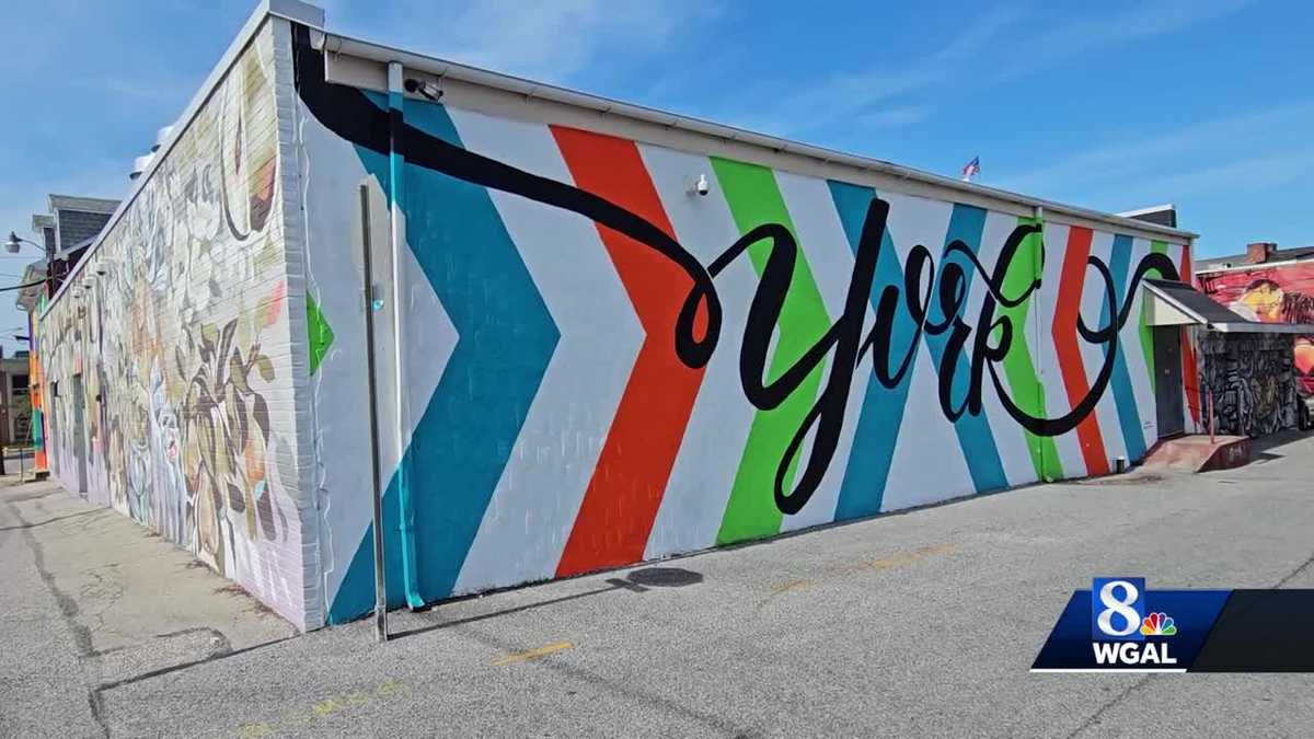 Artists use downtown York as canvas