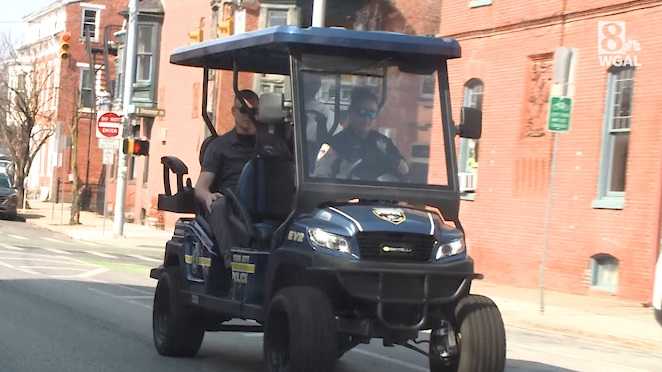 York's newest police vehicle is a golf cart