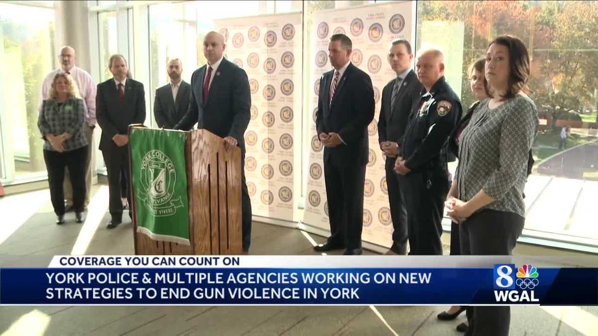 Officials announce new effort to combat gun violence in York