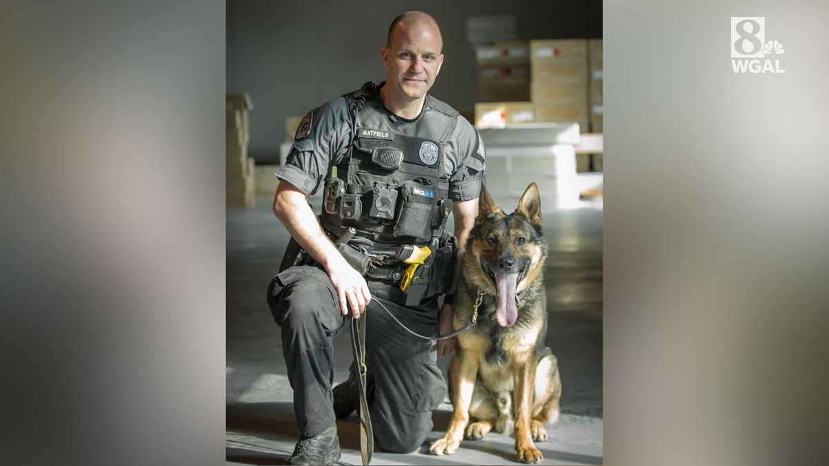 Lancaster police K9 battling cancer serves last shift