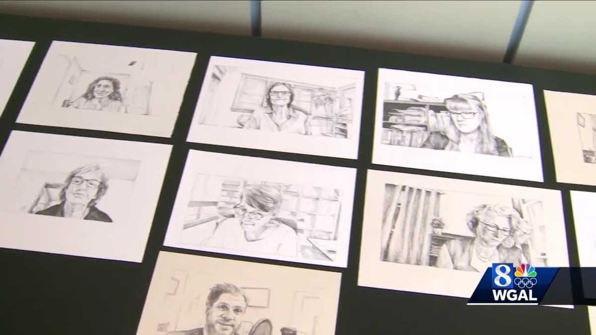 Millersville University professor documents pandemic with Zoom portraits