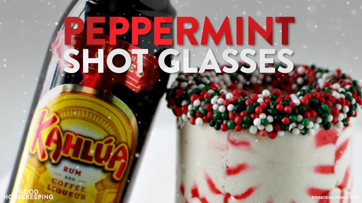 How to make peppermint shot glasses