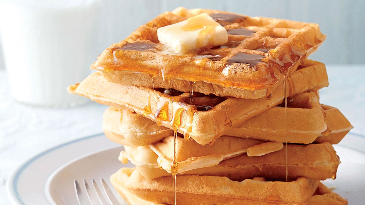 Today is National Waffle Day! Try this delicious buttermilk waffle recipe